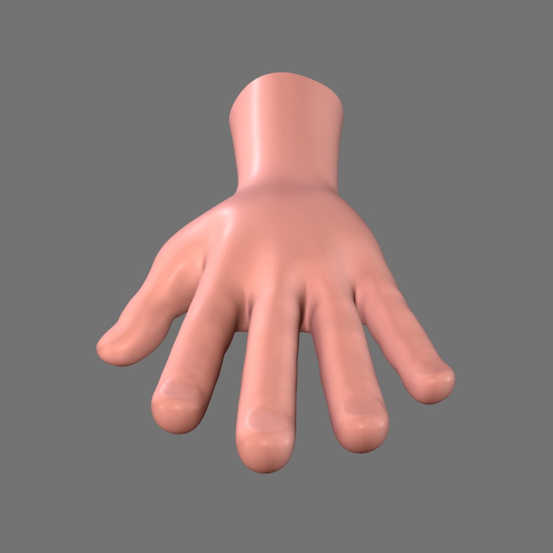3ds max cartoon hand no:1 toon