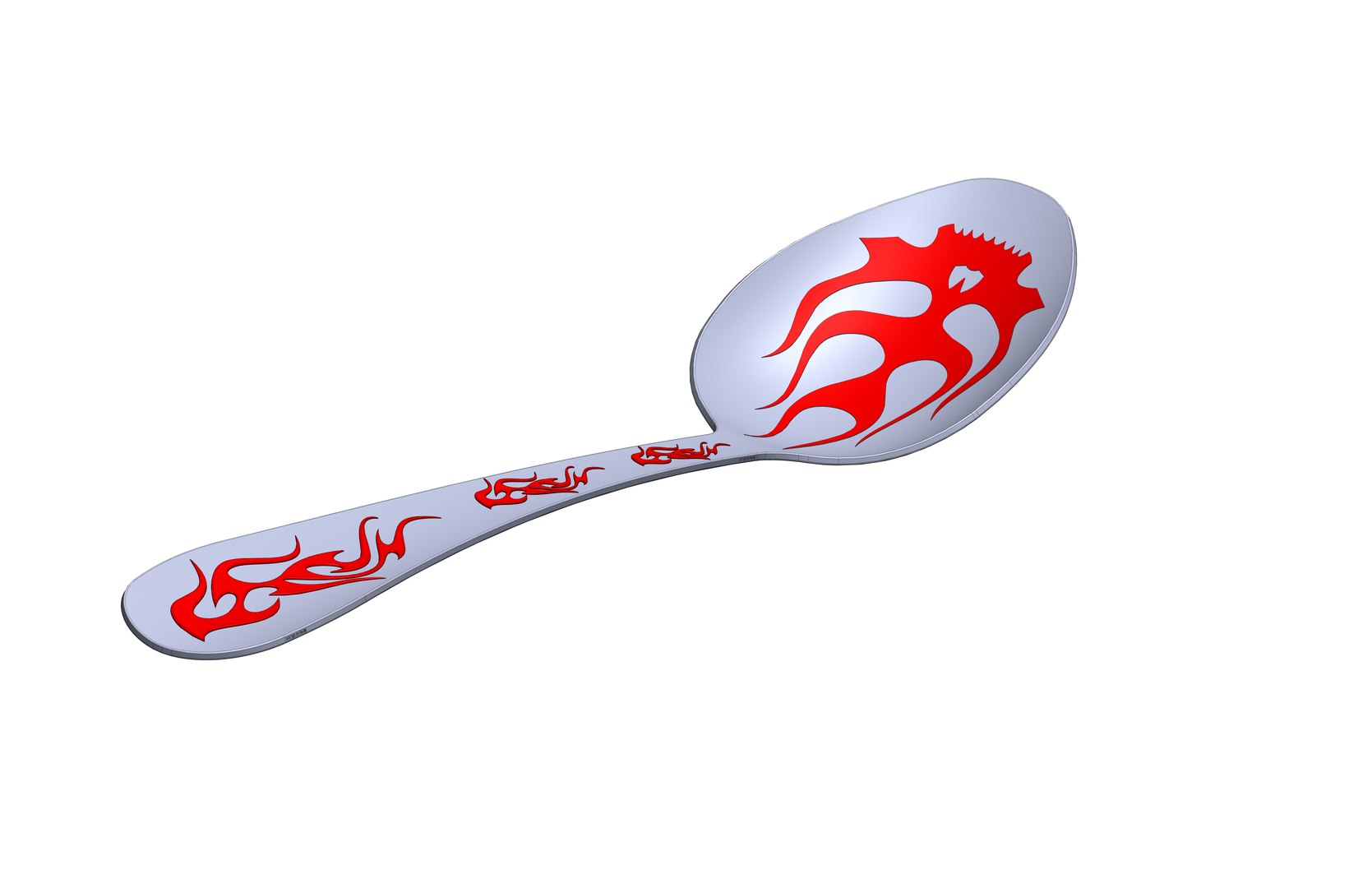 SPOON SKULL FIRE 3D Model - TurboSquid 1840749