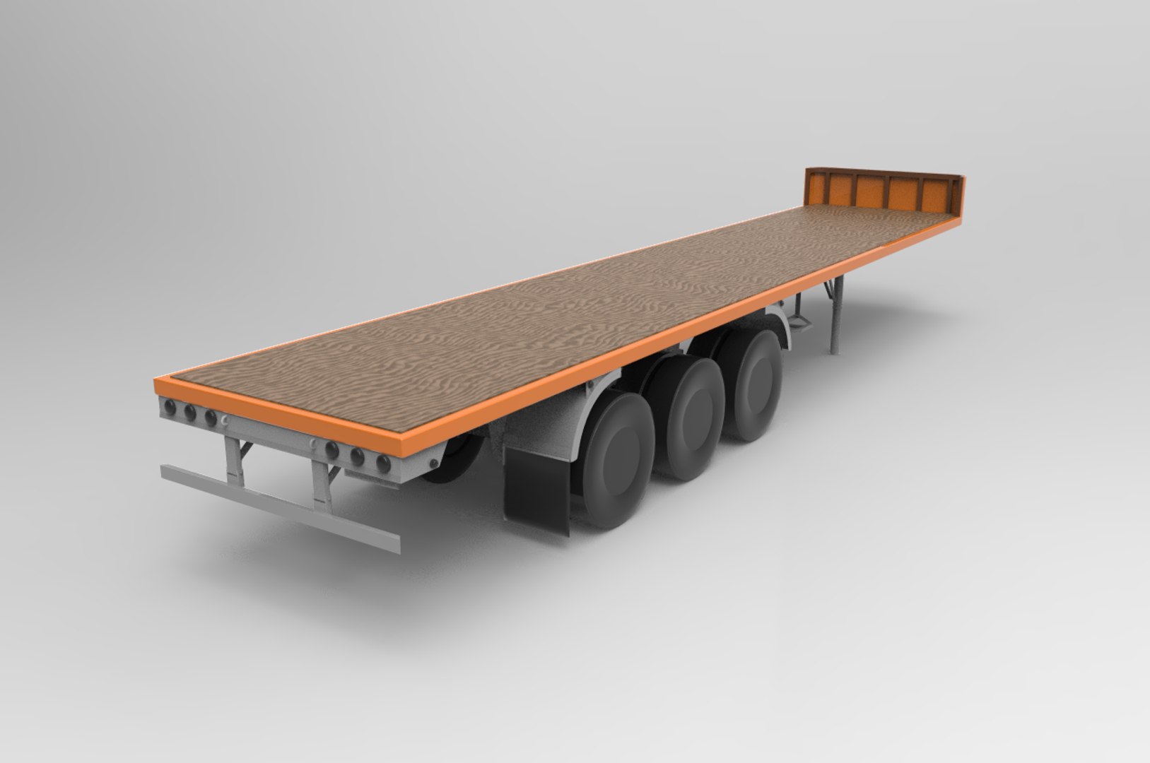 Old Trailer Randon 3D Model - TurboSquid 1580312