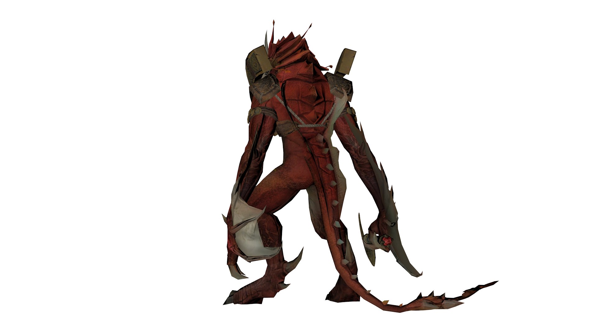 Lizard Shaman Warrior 3D Model 3D Model - TurboSquid 2403816