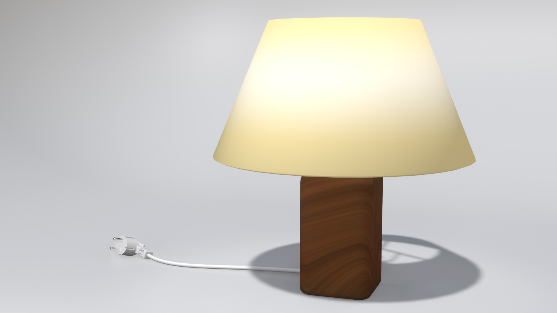 3D Table Lamp Changeable Lampshades Model - TurboSquid 2156665