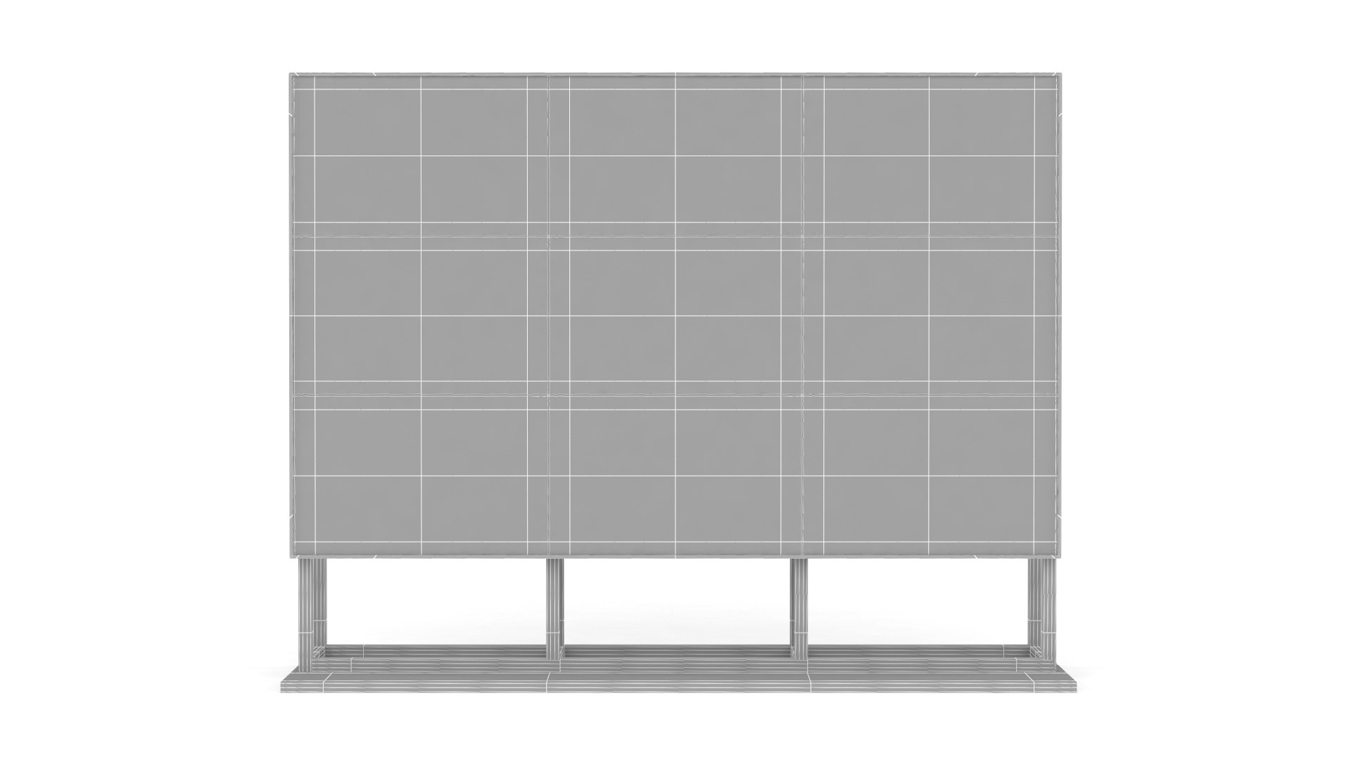3D Advertising Screen Display - TurboSquid 1815334