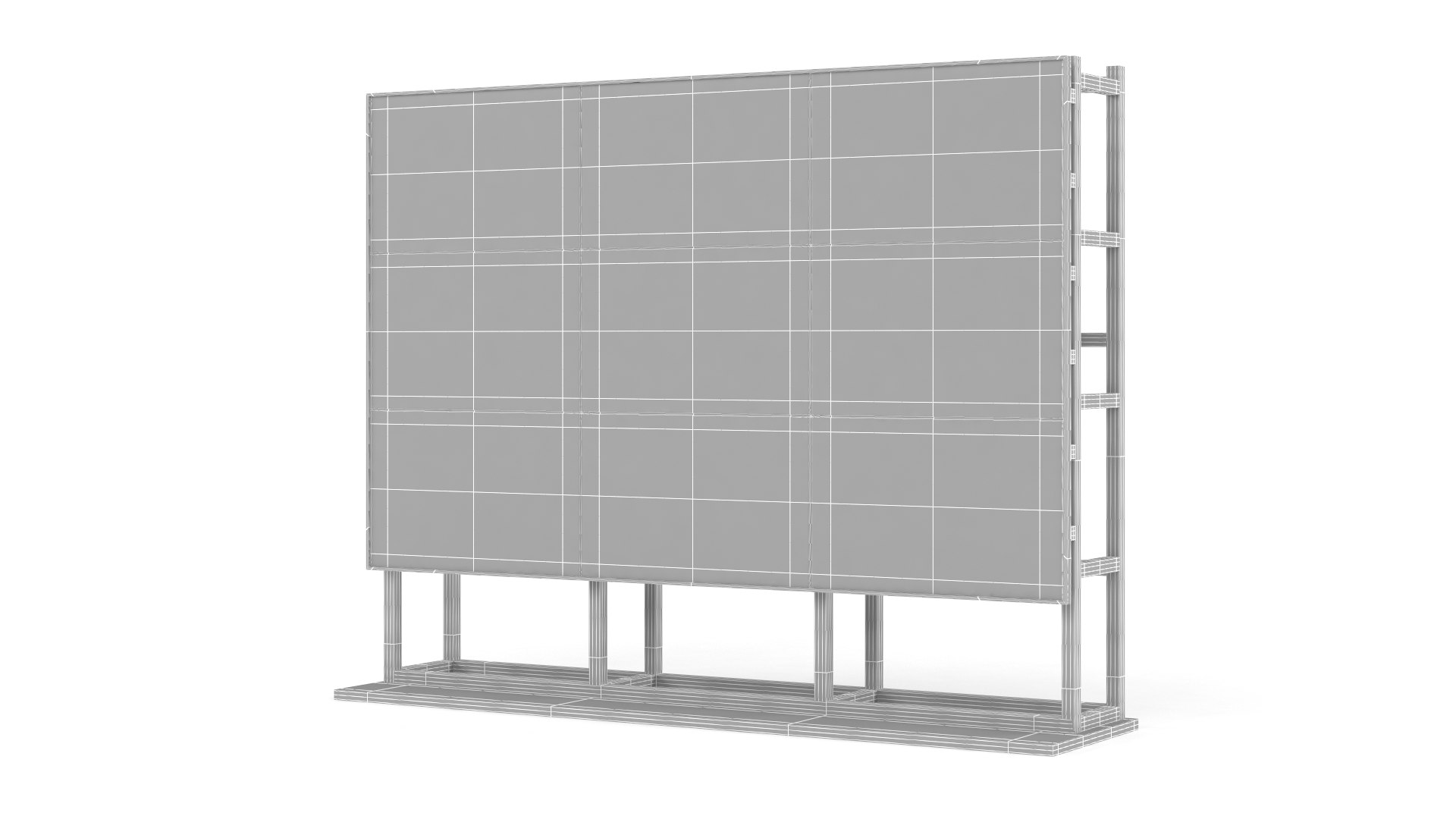 3D Advertising Screen Display - TurboSquid 1815334