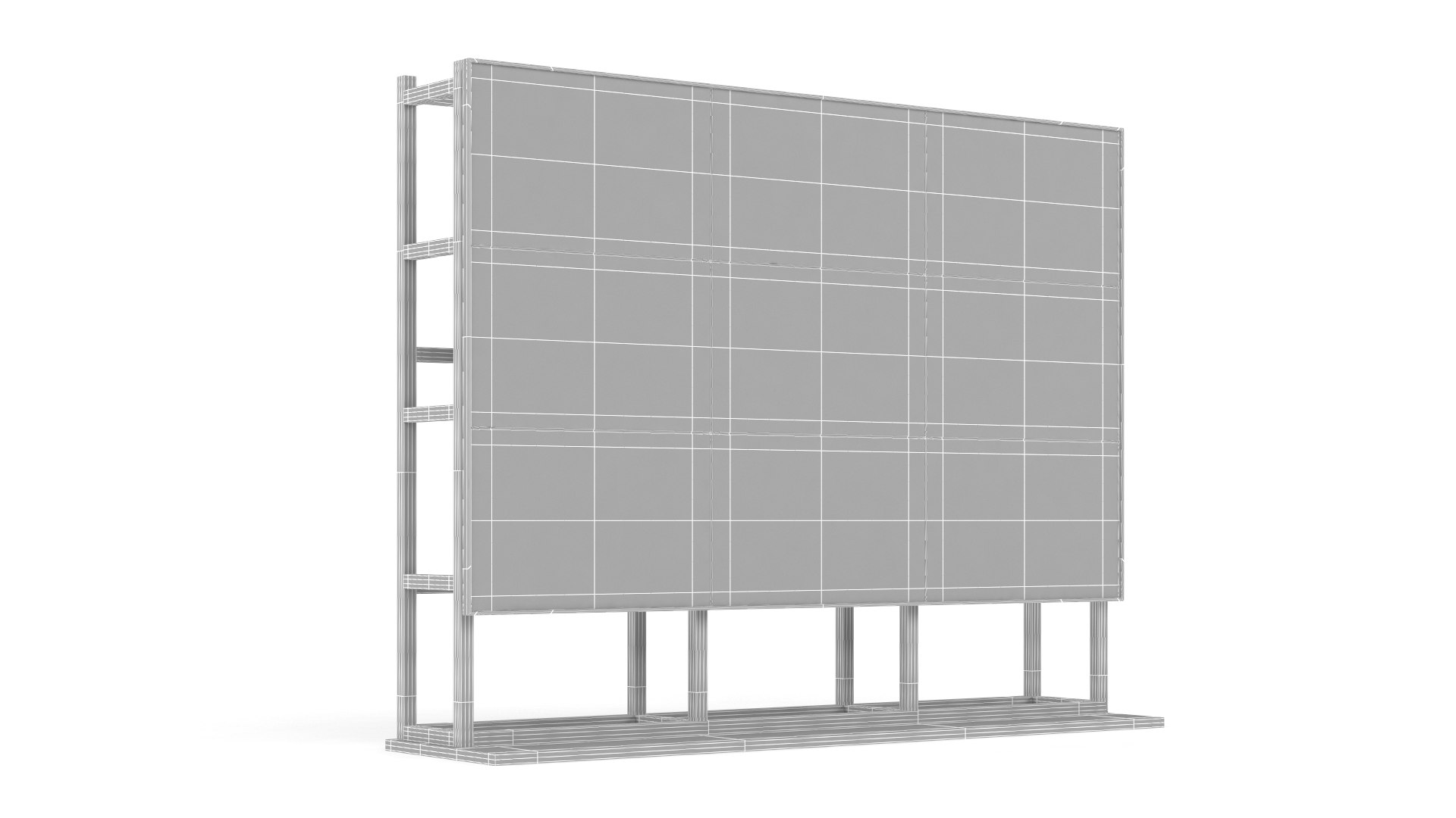 3D Advertising Screen Display - TurboSquid 1815334