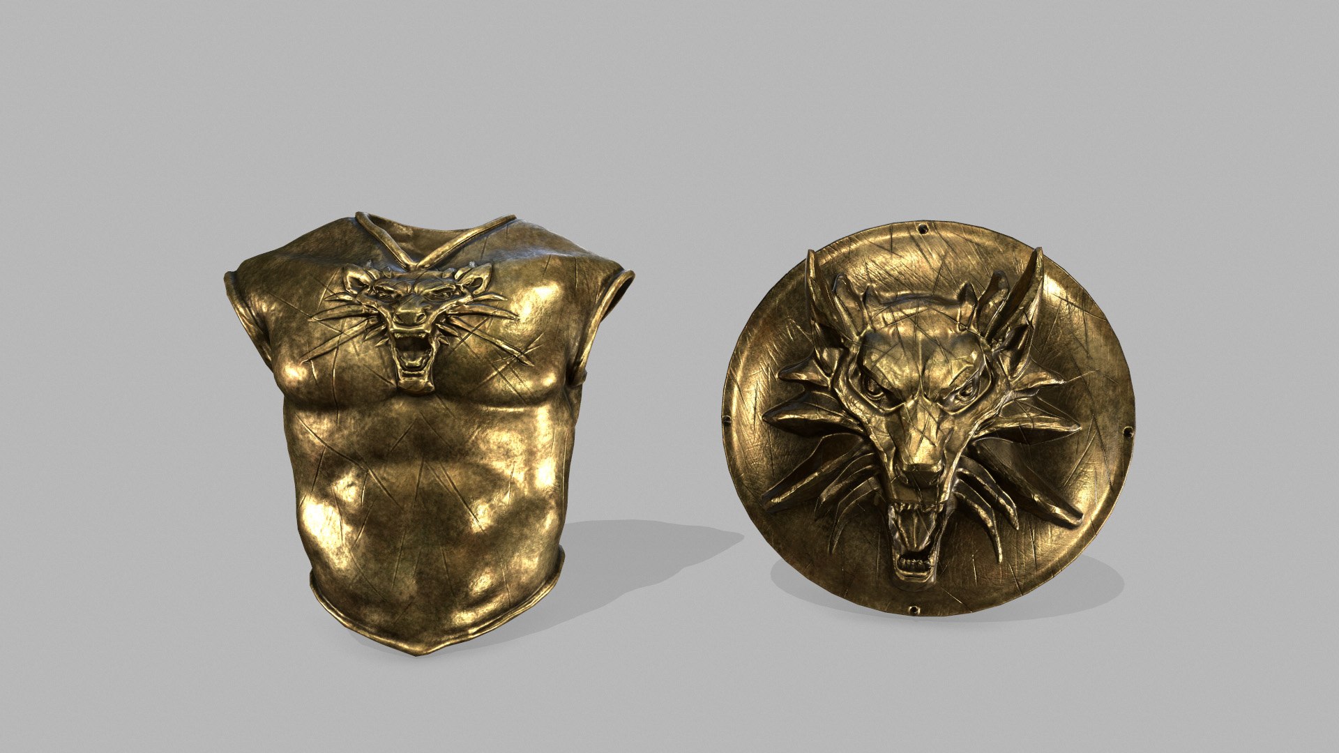 Armor shield model - TurboSquid 1492959