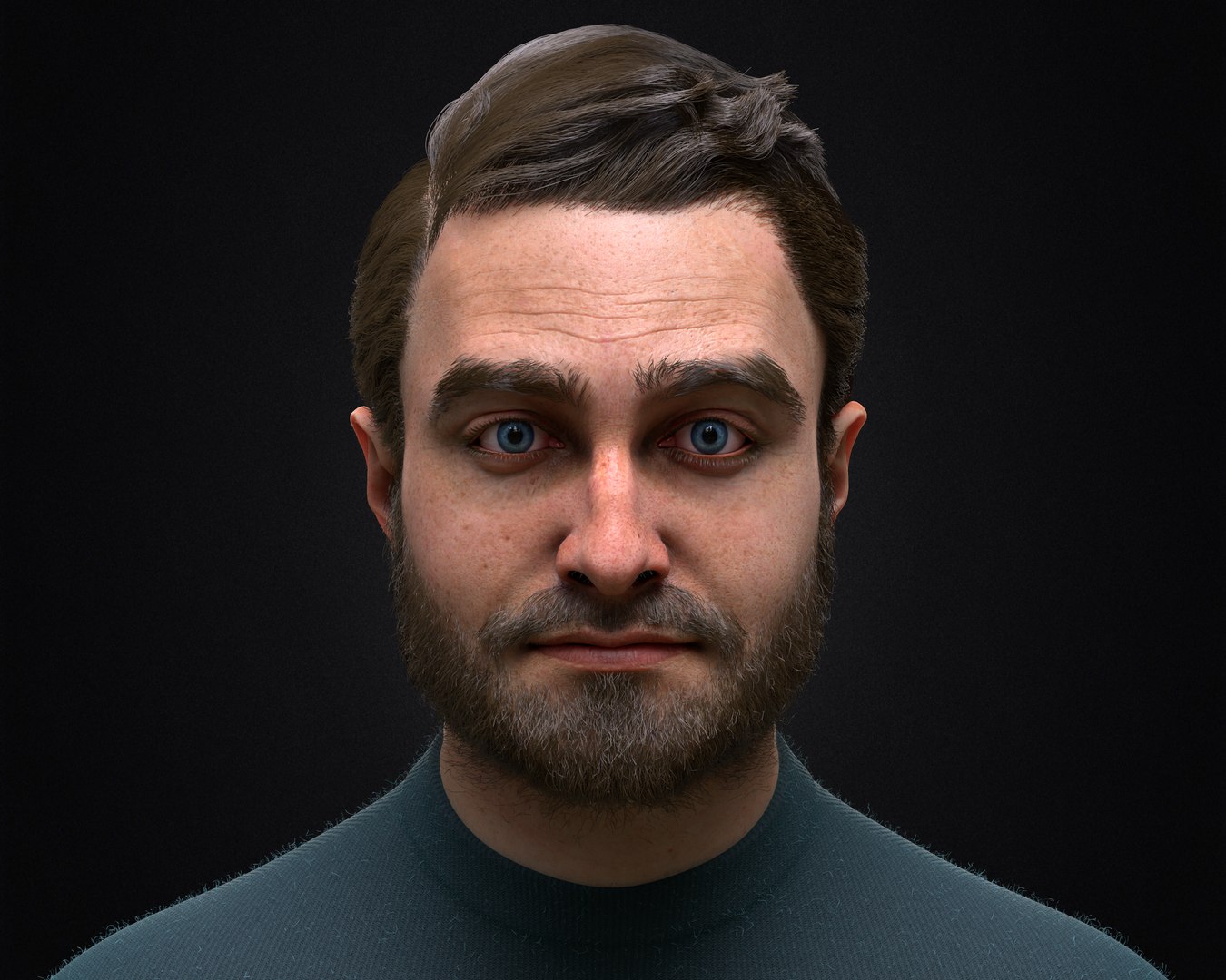 Realistic Male Head 3D Model - TurboSquid 1854314