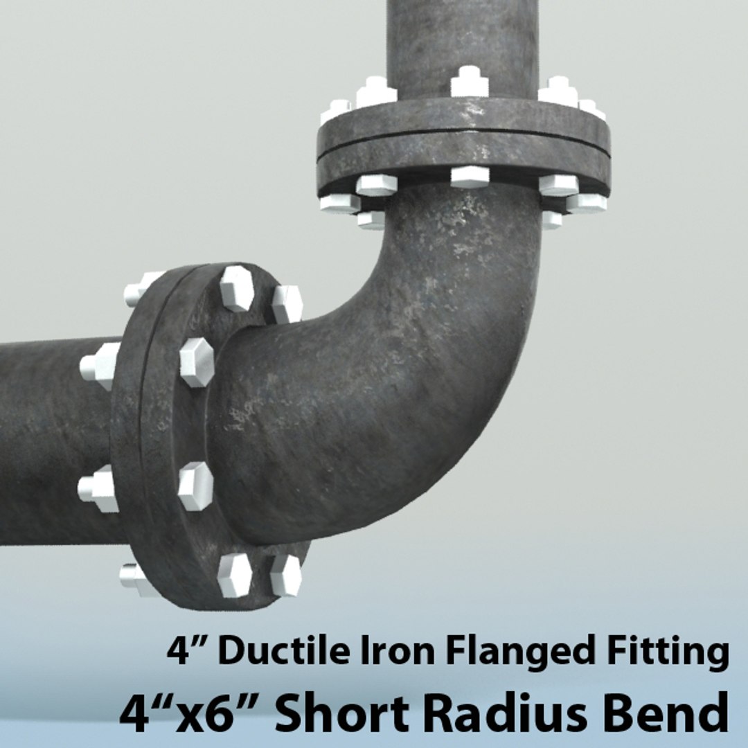 3d 4in Short Radius Reducing Model