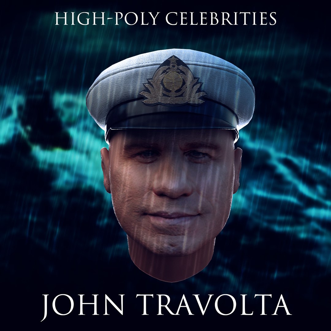 John Travolta 3d Model