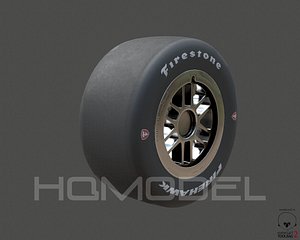 3d model f1 tire