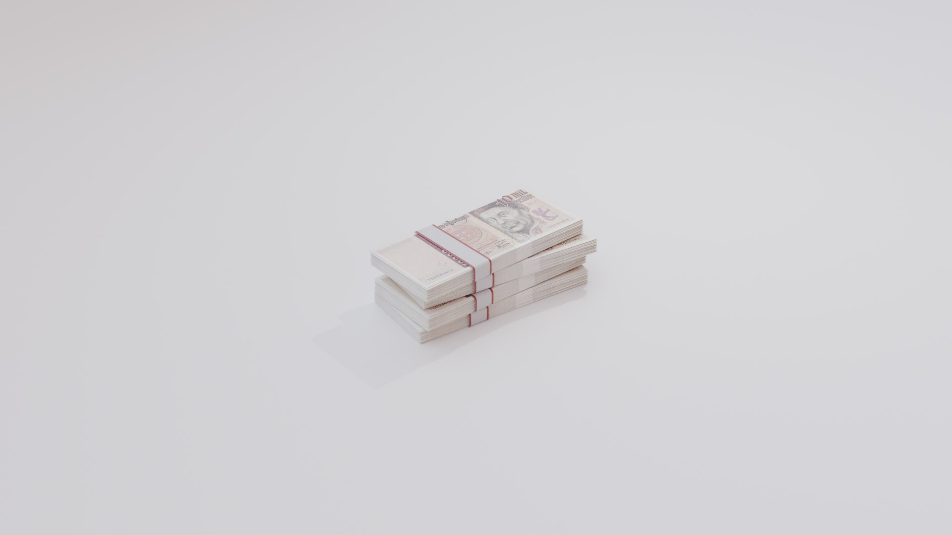 3D Model 10000 Portuguese Escudo Currency - TurboSquid 2416164