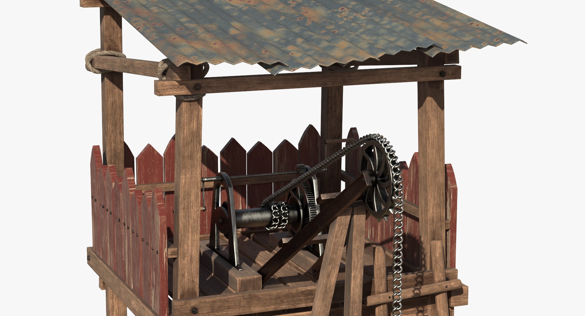3D model watchtower watch tower - TurboSquid 1195294