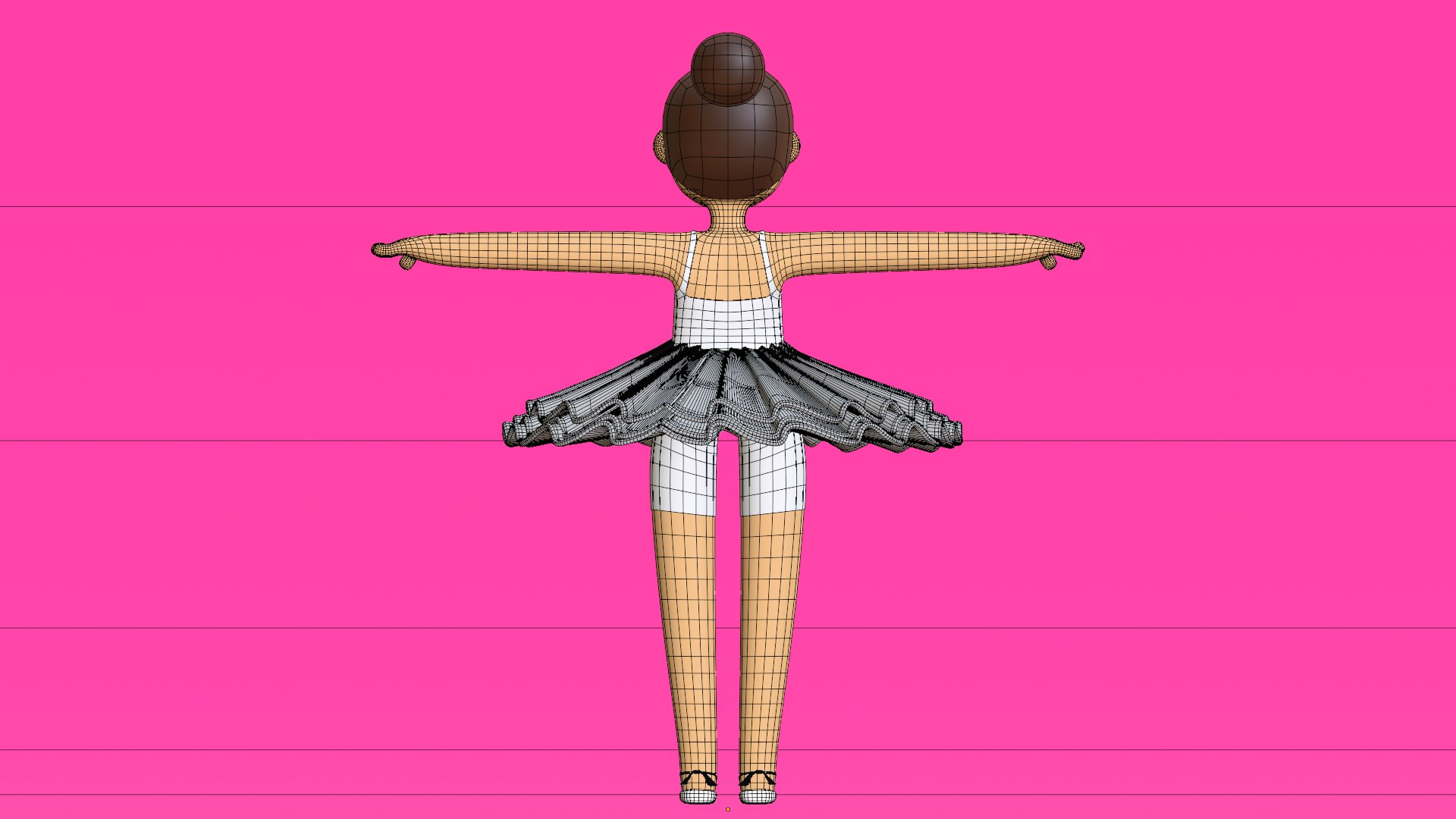3D Minimal Ballet Dancer 3D Cartoon Character - TurboSquid 1794752