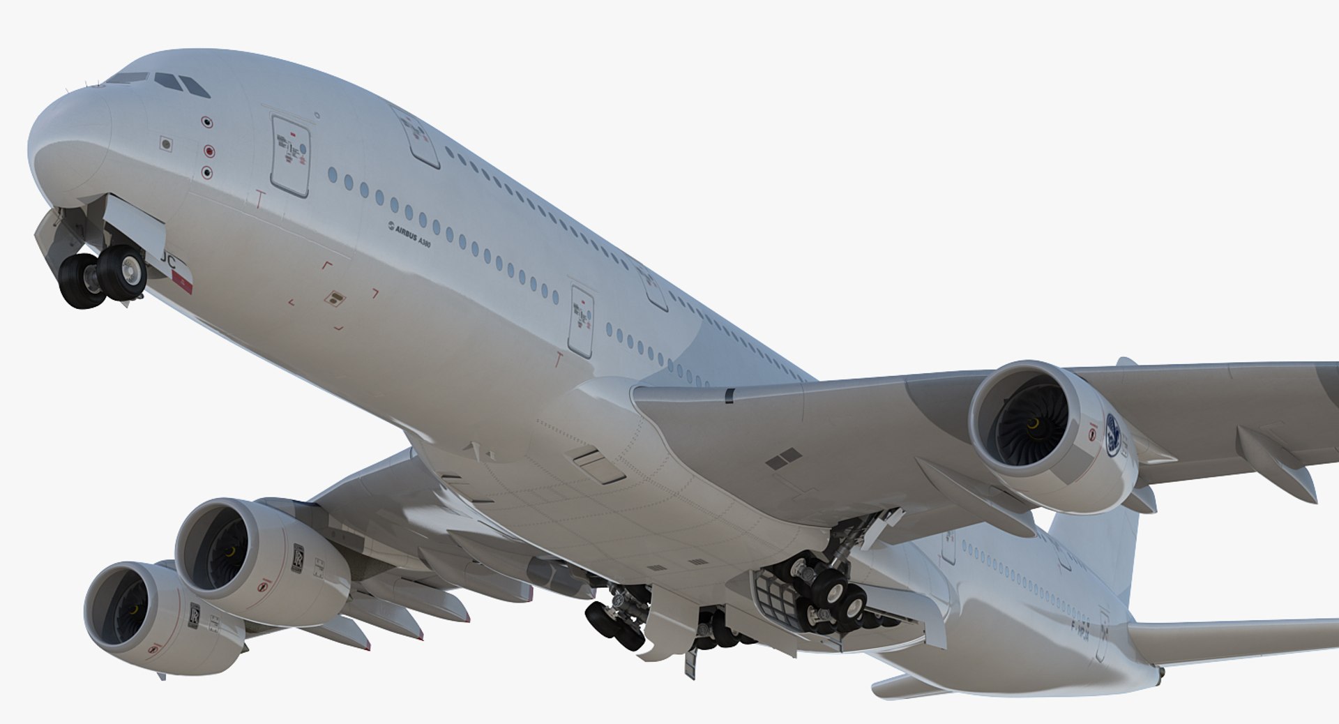 Airbus a380-1000 generic 3D - TurboSquid 1234033