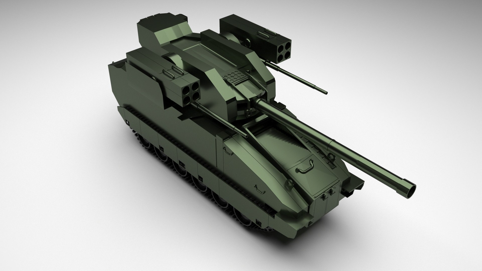 Tank Model - TurboSquid 1898587