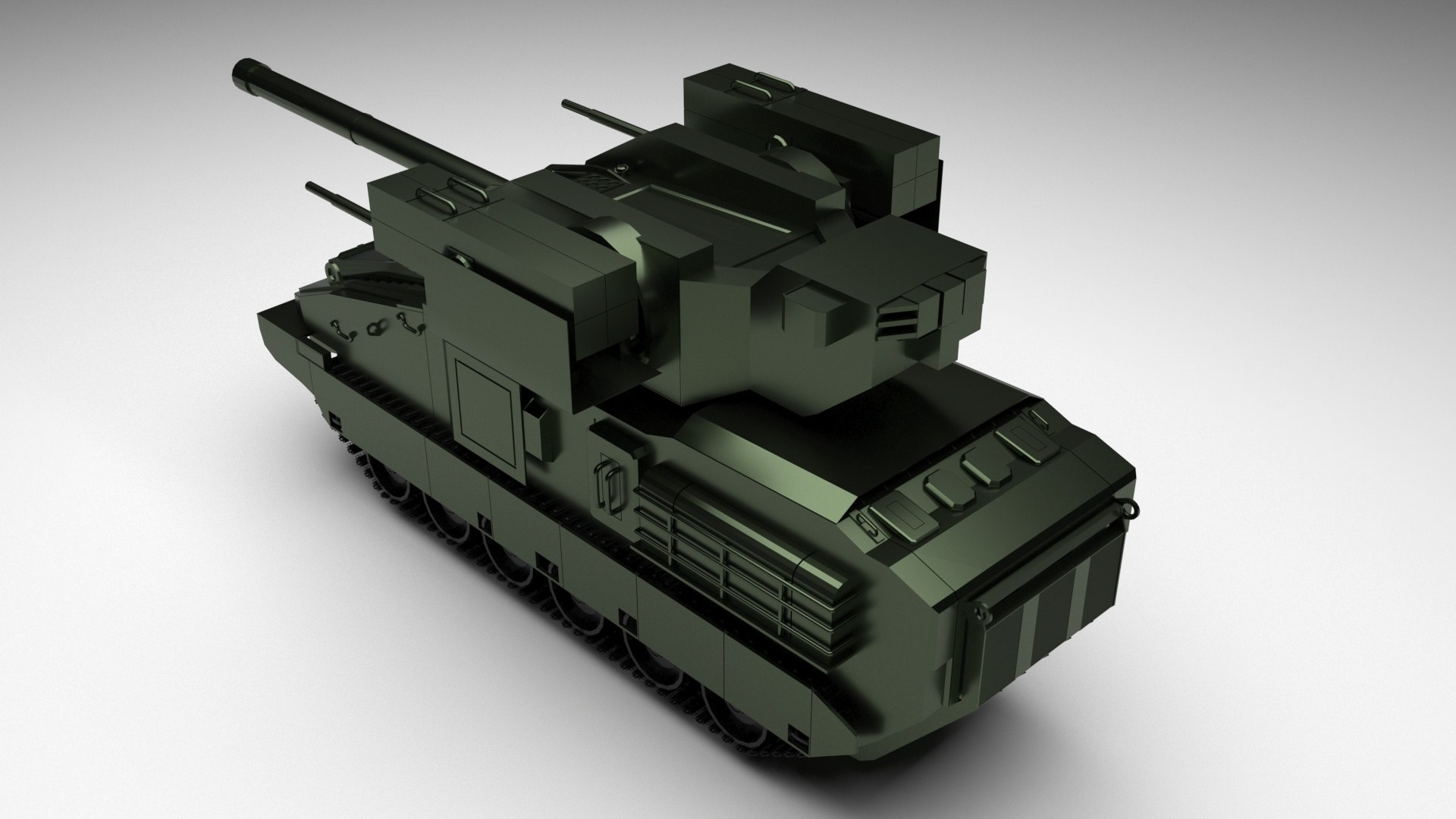 Tank Model - TurboSquid 1898587