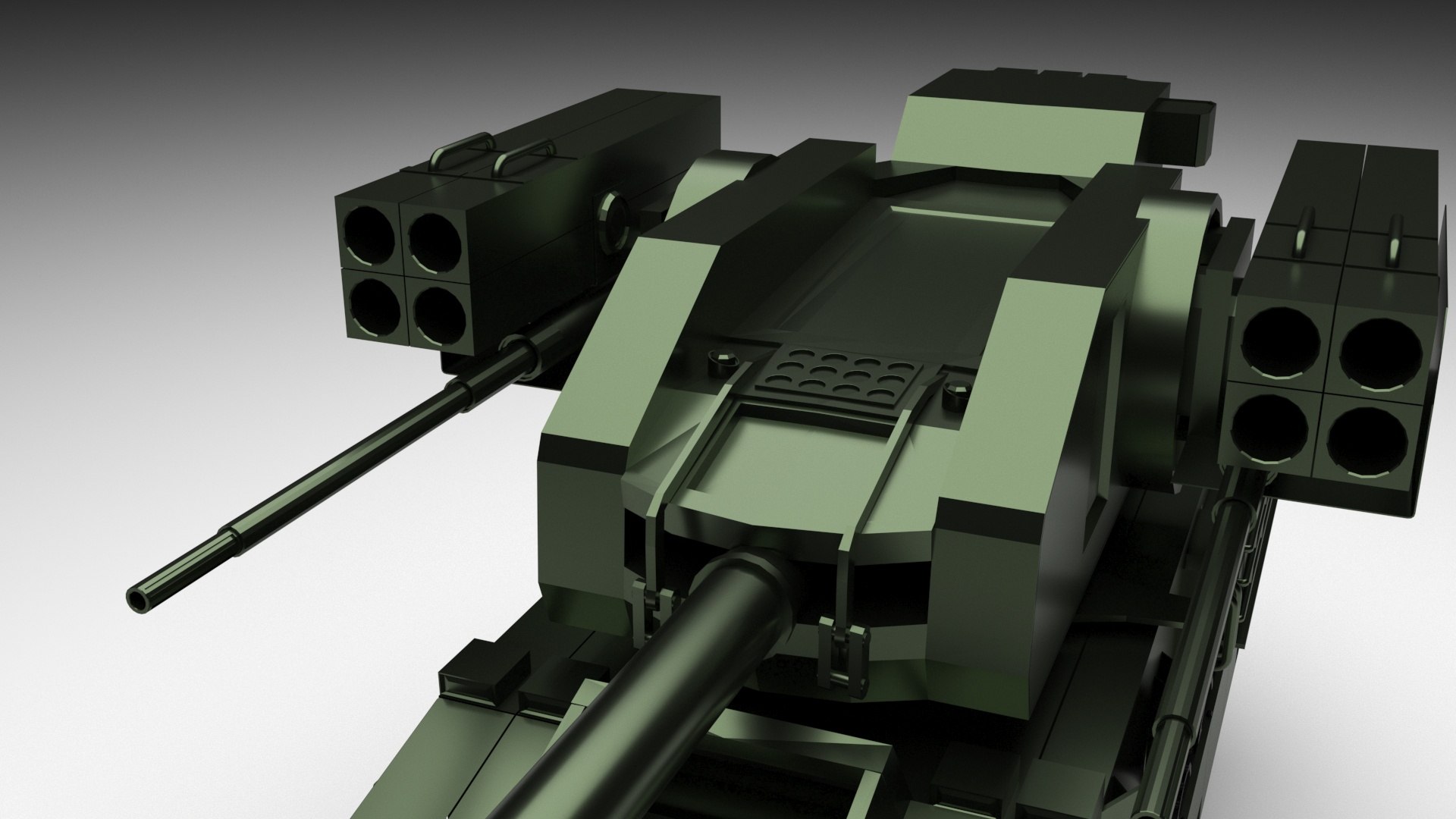 Tank Model - TurboSquid 1898587