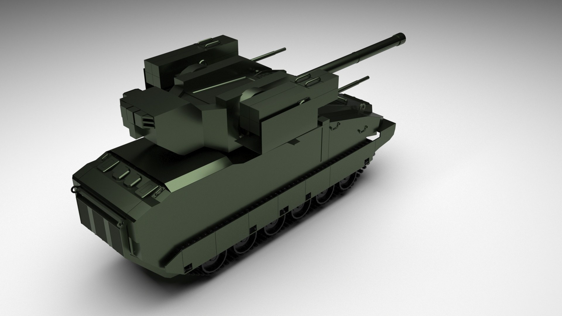 Tank Model - TurboSquid 1898587