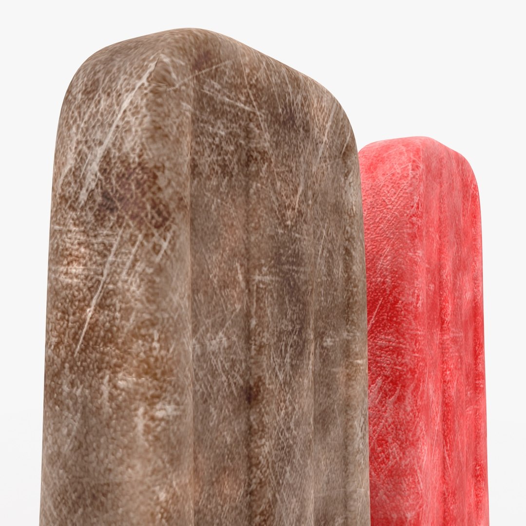 popsicle 02 2 colors 3d model