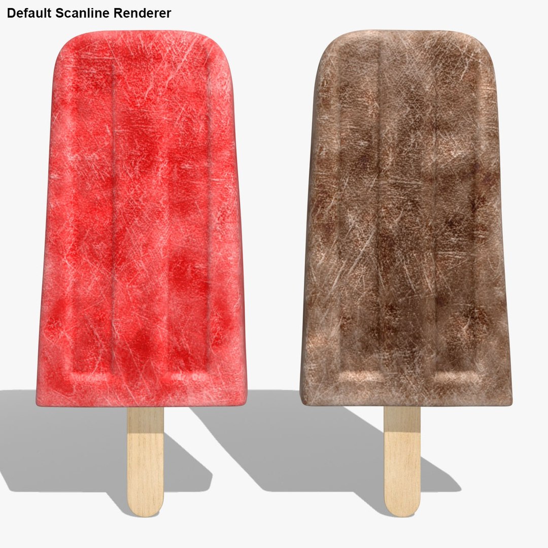 popsicle 02 2 colors 3d model