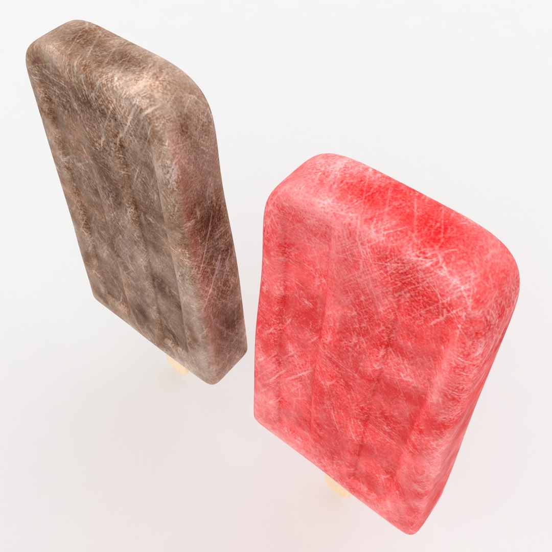 popsicle 02 2 colors 3d model