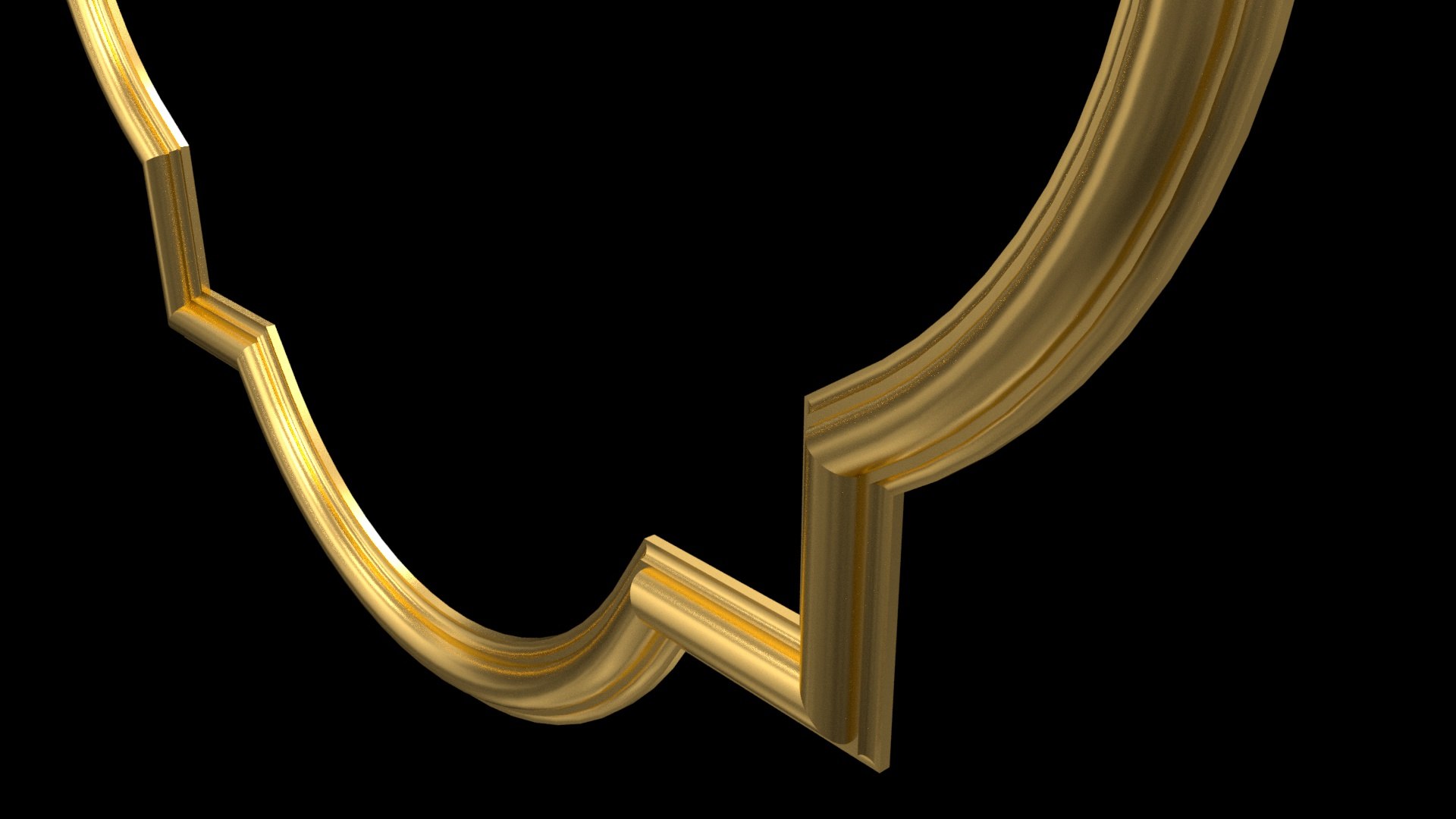 3D Plaster Decorative Bow DS468 - TurboSquid 2374608