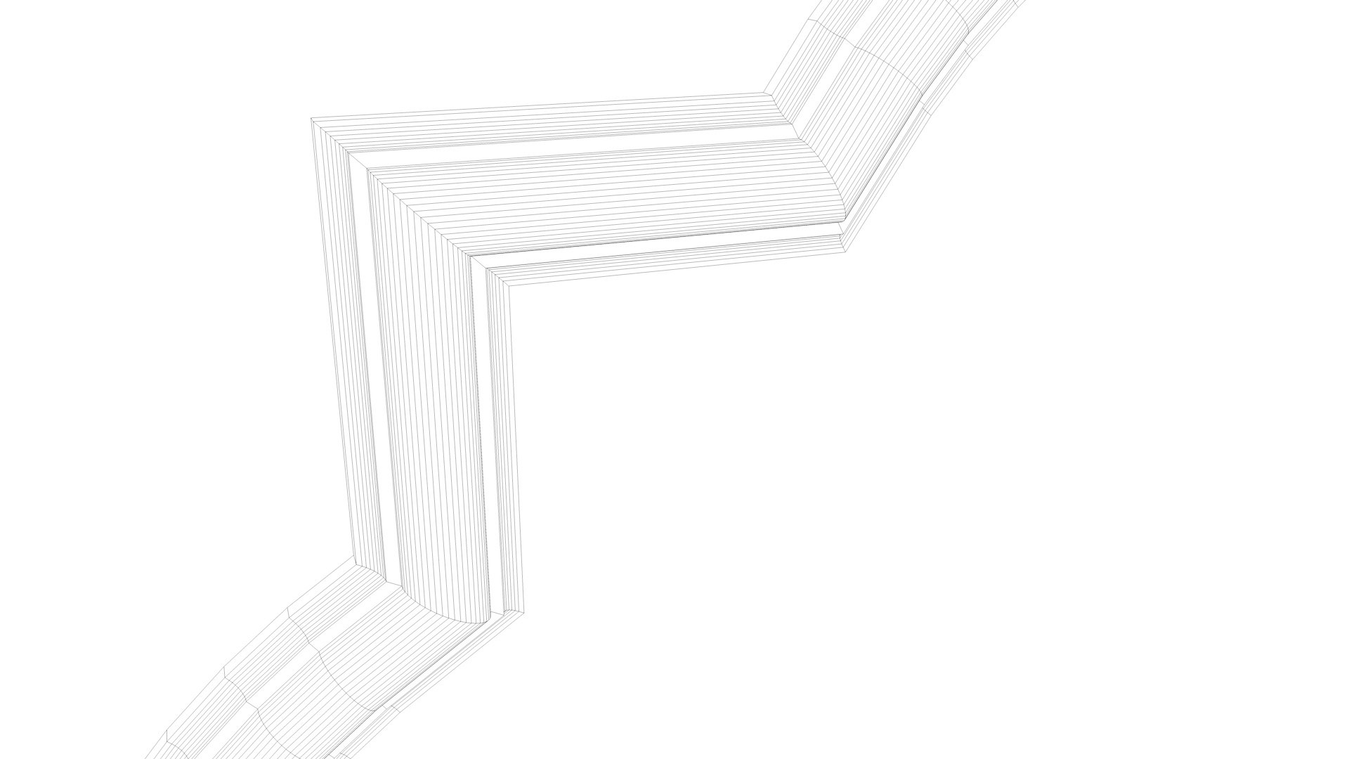 3D Plaster Decorative Bow DS468 - TurboSquid 2374608