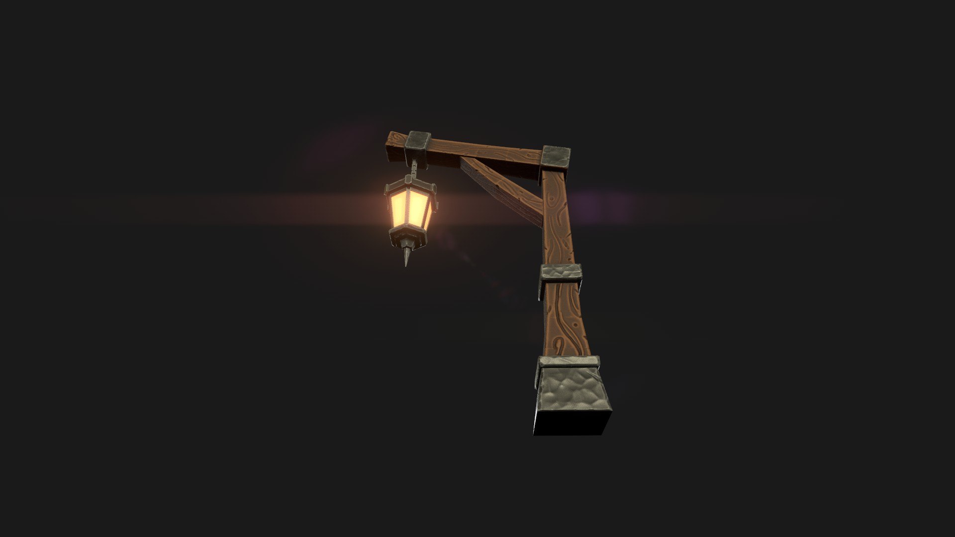 3D Model Stylized Lamp - TurboSquid 1702676