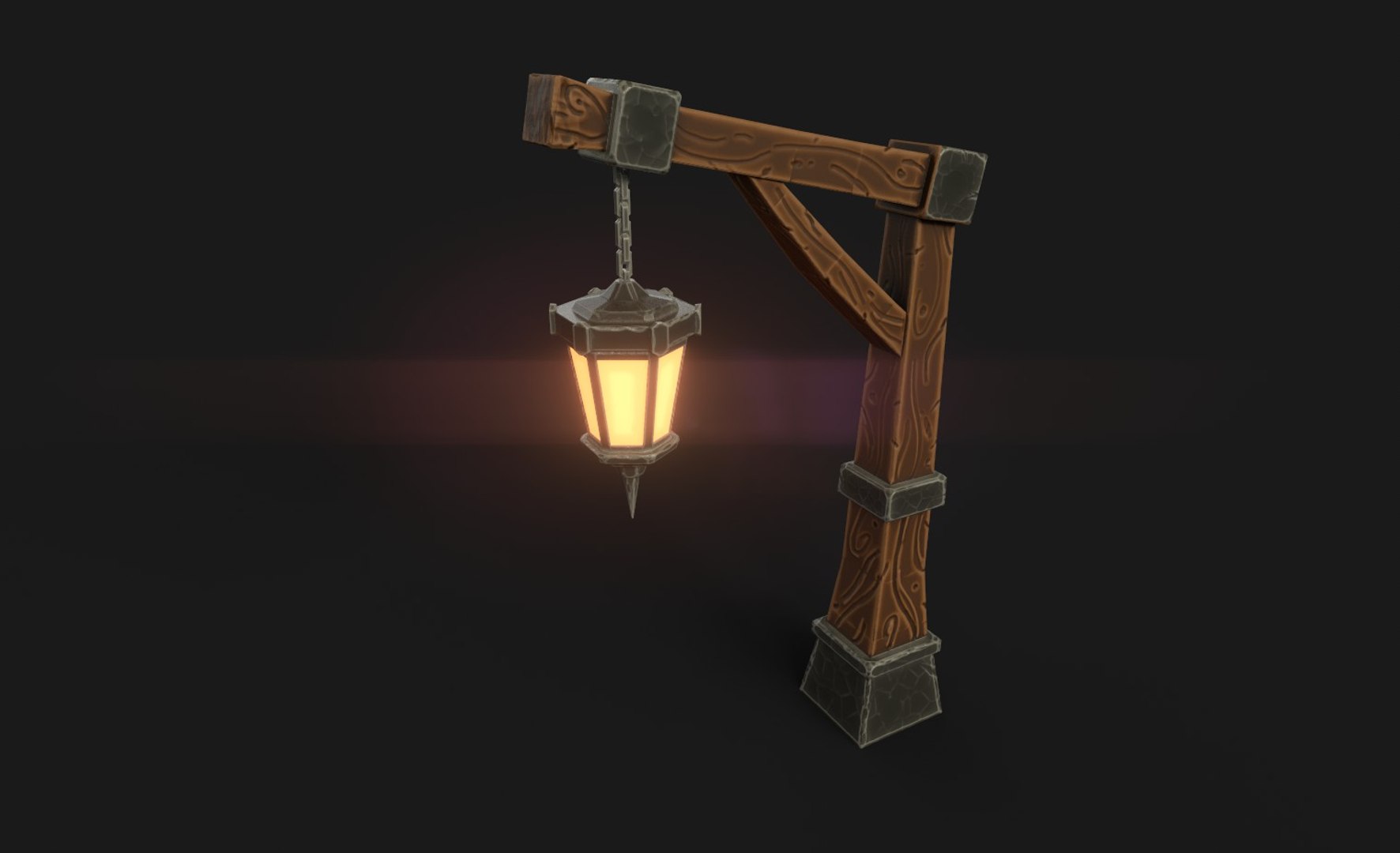 3D Model Stylized Lamp - TurboSquid 1702676