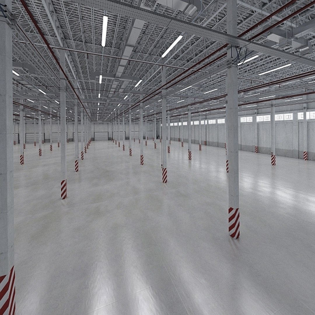 Big Base Warehouse Interor Model - TurboSquid 1336405