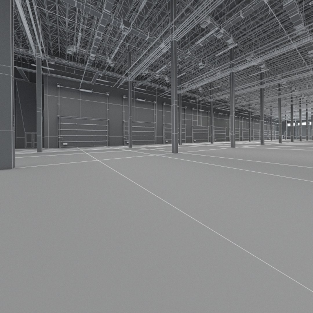 Big Base Warehouse Interor Model - TurboSquid 1336405