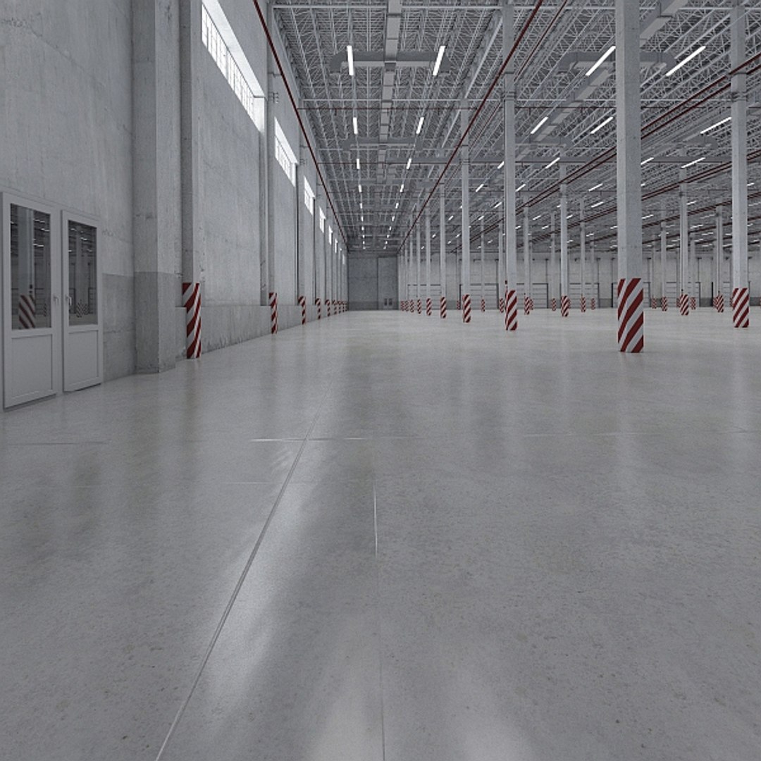 Big Base Warehouse Interor Model - TurboSquid 1336405