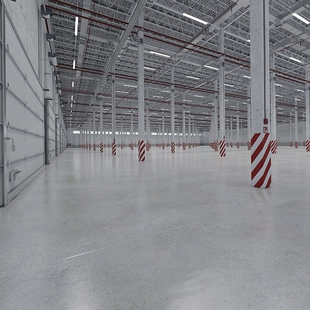 Big Base Warehouse Interor Model - TurboSquid 1336405