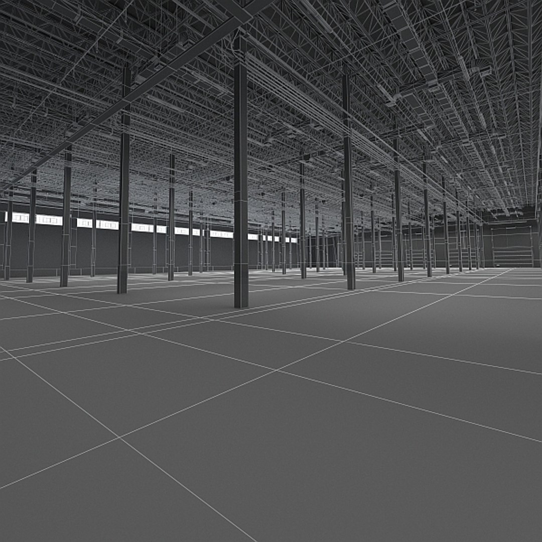 Big Base Warehouse Interor Model - TurboSquid 1336405