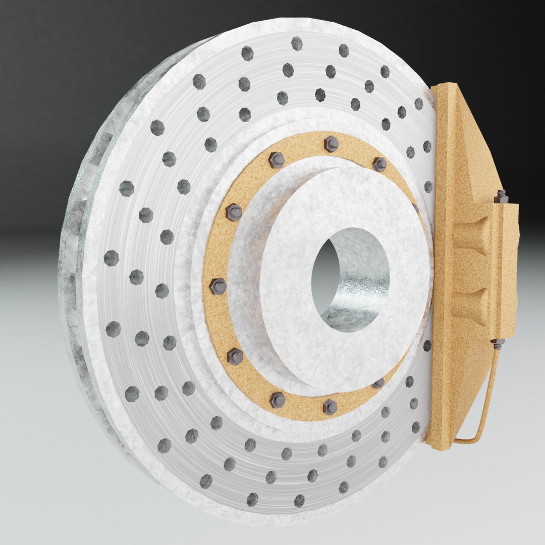 Car brake 3D - TurboSquid 1600351