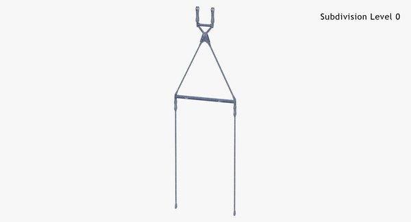 Crane fixed pendant link 3D model - TurboSquid 1710558