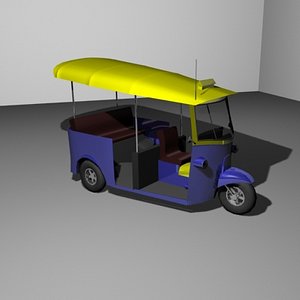 Tuk-Tuk 3D Models for Download | TurboSquid