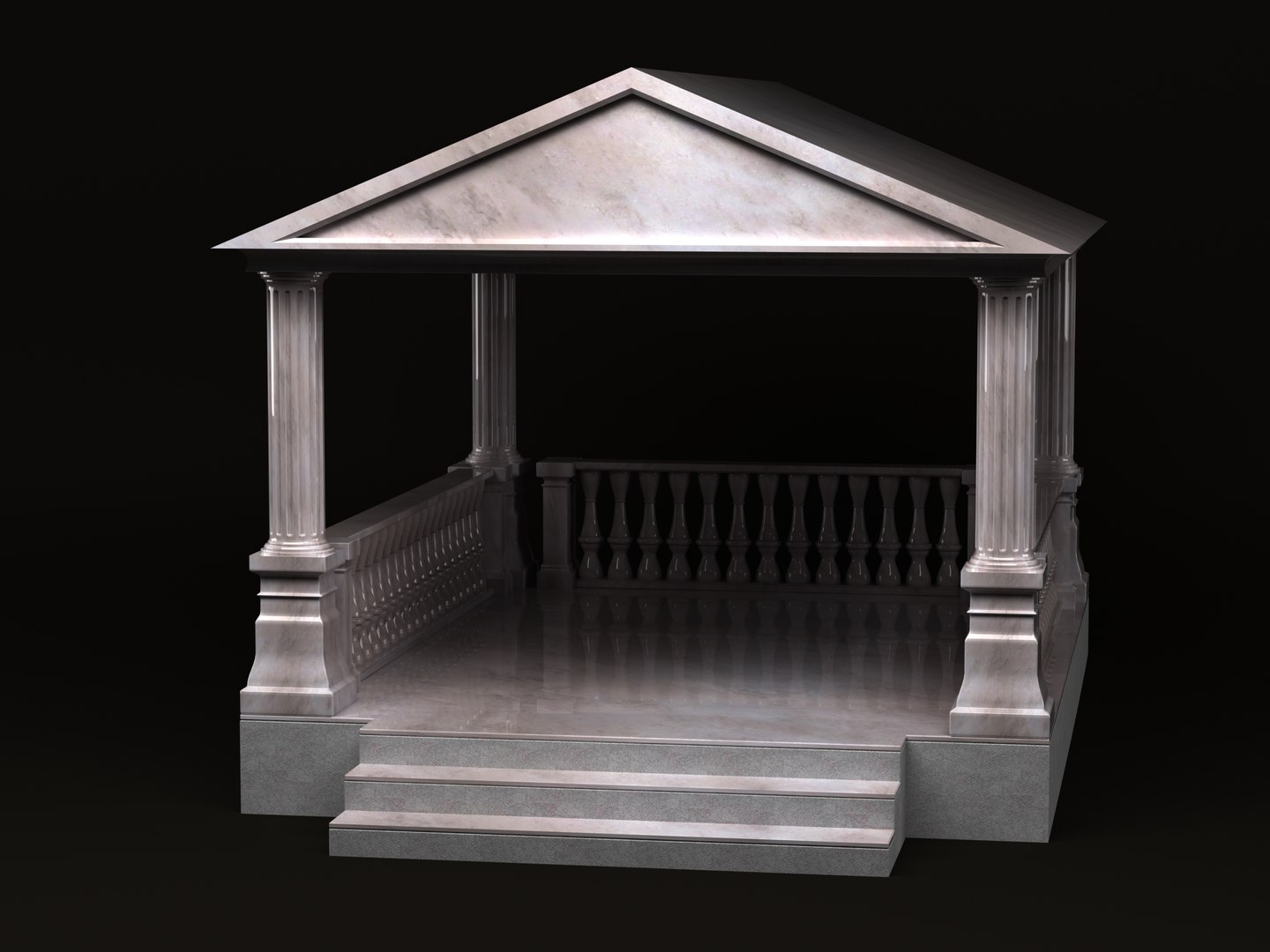 3d Model Gazebo Greek