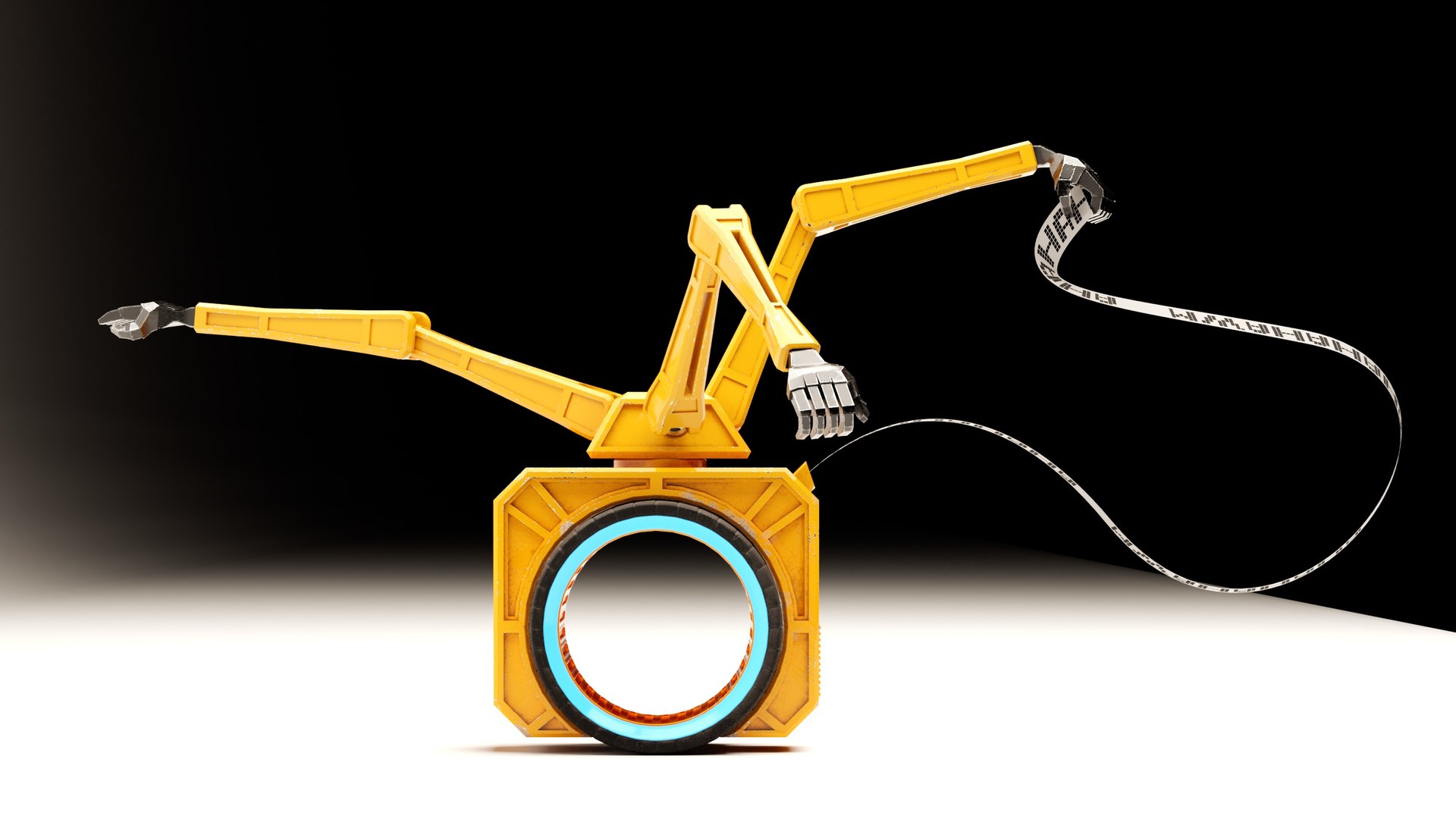 3D Mono Wheel Robot - I Will Take Your Job Model - TurboSquid 2193618