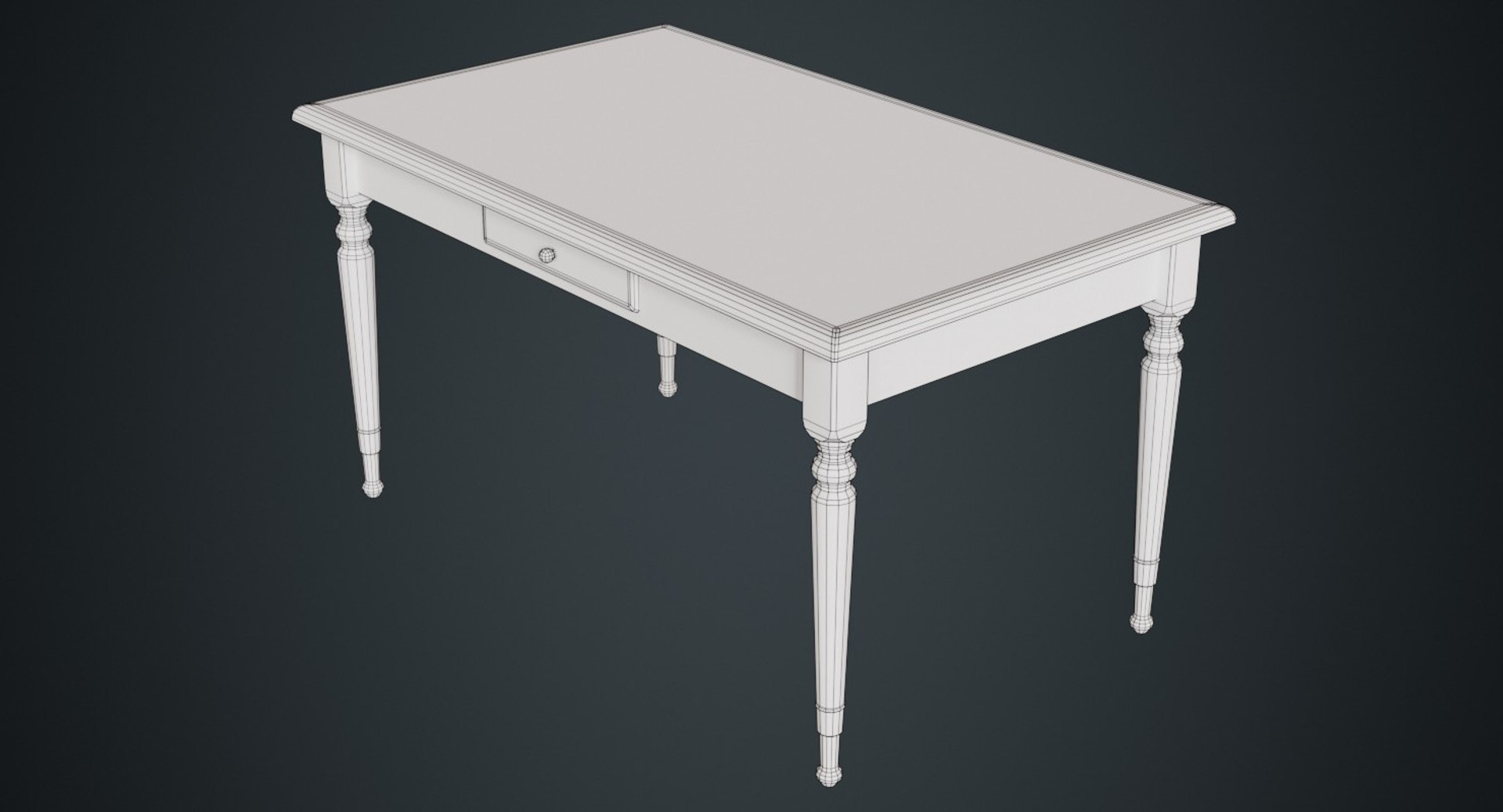 Table 2b 3D Model - TurboSquid 1381224