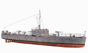 3D Coast Guard Ship With Helicopter Rigged For Maya Model - TurboSquid ...