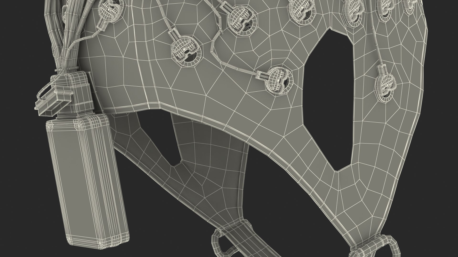 3D EEG Recording Cap Black - TurboSquid 2137737