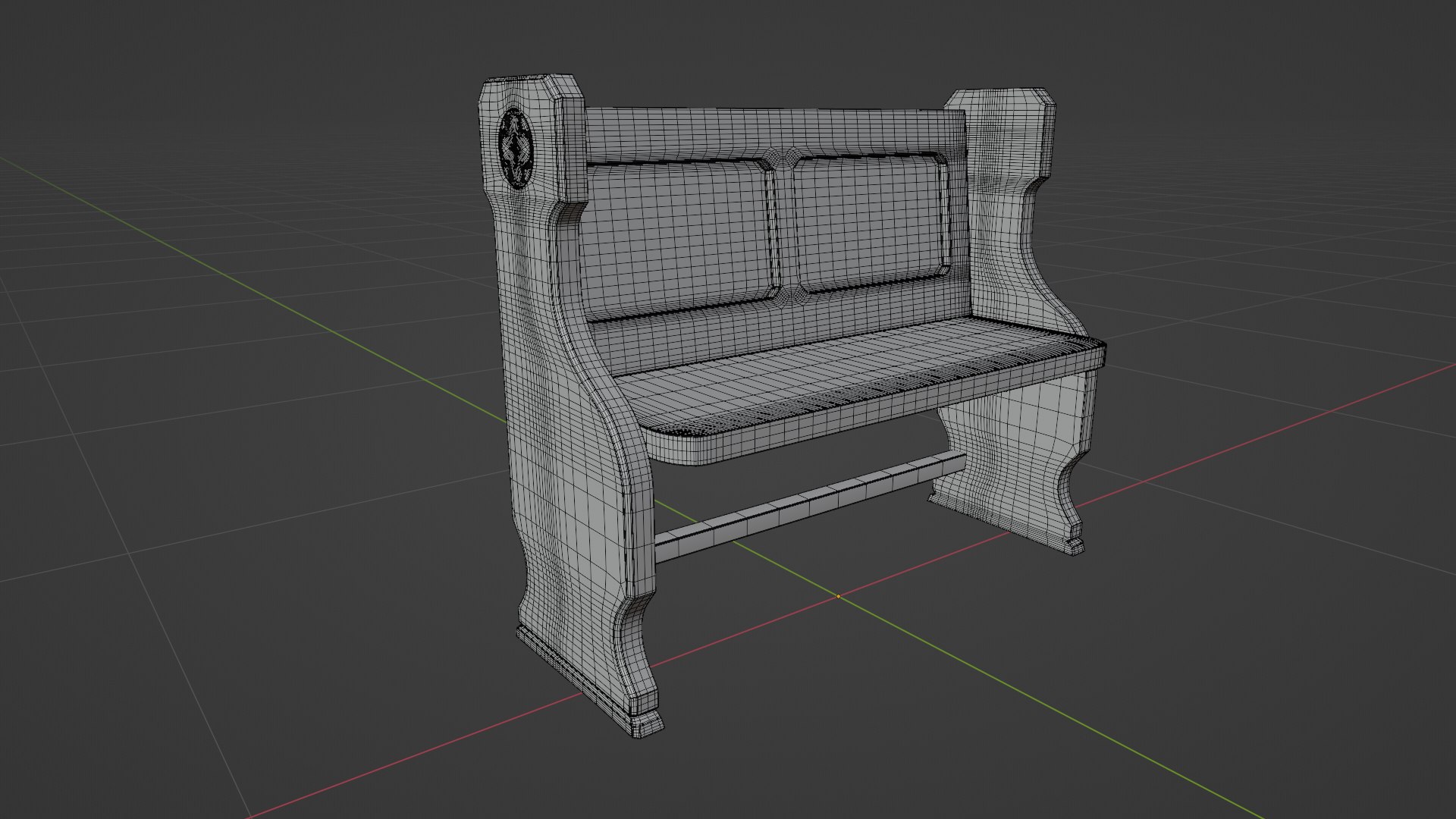 3D Church Pew - TurboSquid 2025138