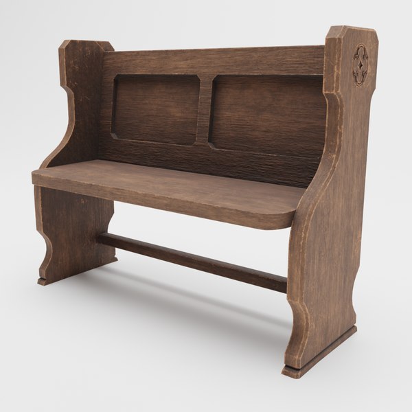 3D Church Pew - TurboSquid 2025138