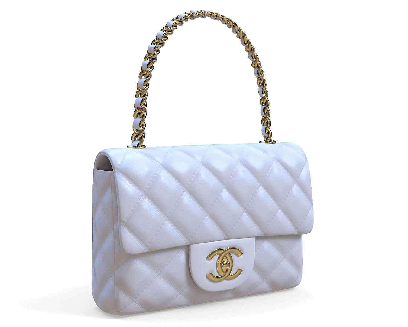 3D Chanel Classic Mini Flap Bag - TurboSquid 2163889