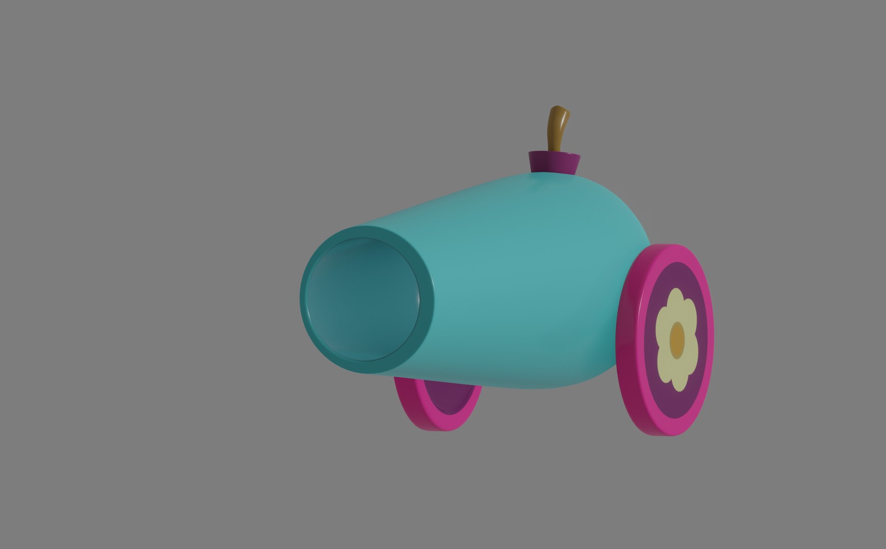 Party Cannon 3D Model - TurboSquid 1868618