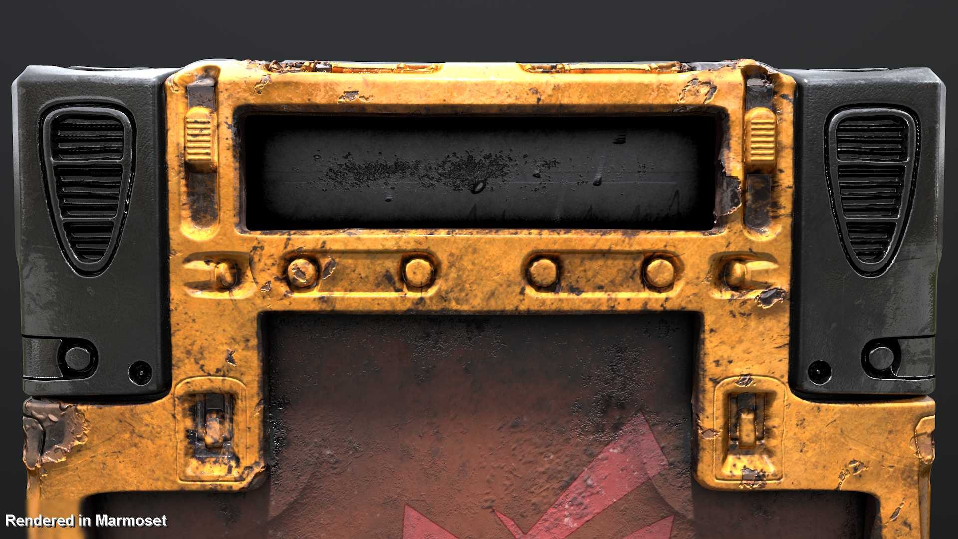 Sci-Fi Cargo Crate Transport Box Stage 3D - TurboSquid 1887500