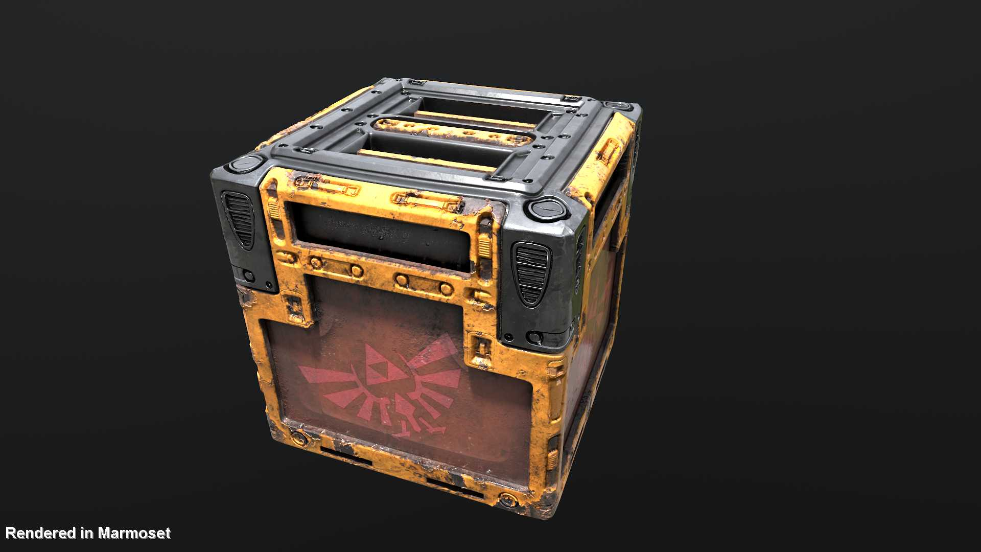 Sci-Fi Cargo Crate Transport Box Stage 3D - TurboSquid 1887500