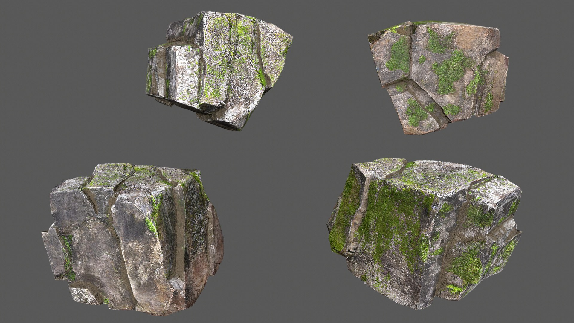 3D Rock Set - TurboSquid 2321716