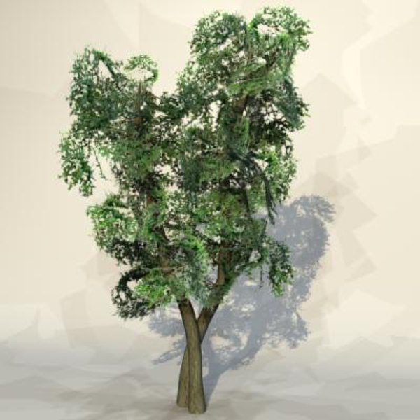 3d pc tree model