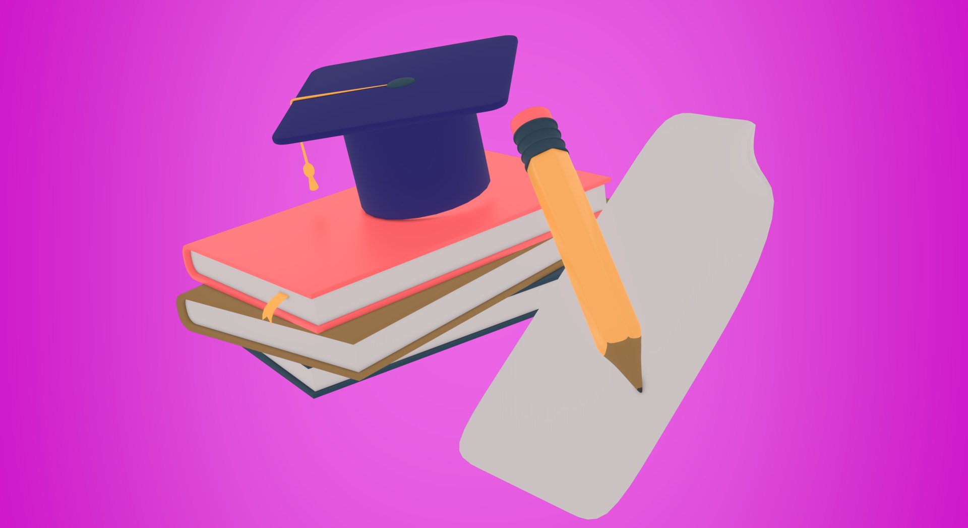 School icons model - TurboSquid 1761220